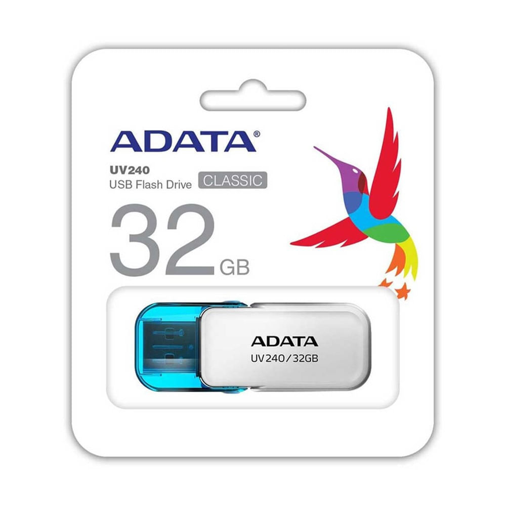 Memoria USB ADATA UV240 2.0 32GB Blanco Memoria USB ADATA UV240 2.0 32GB Blanco